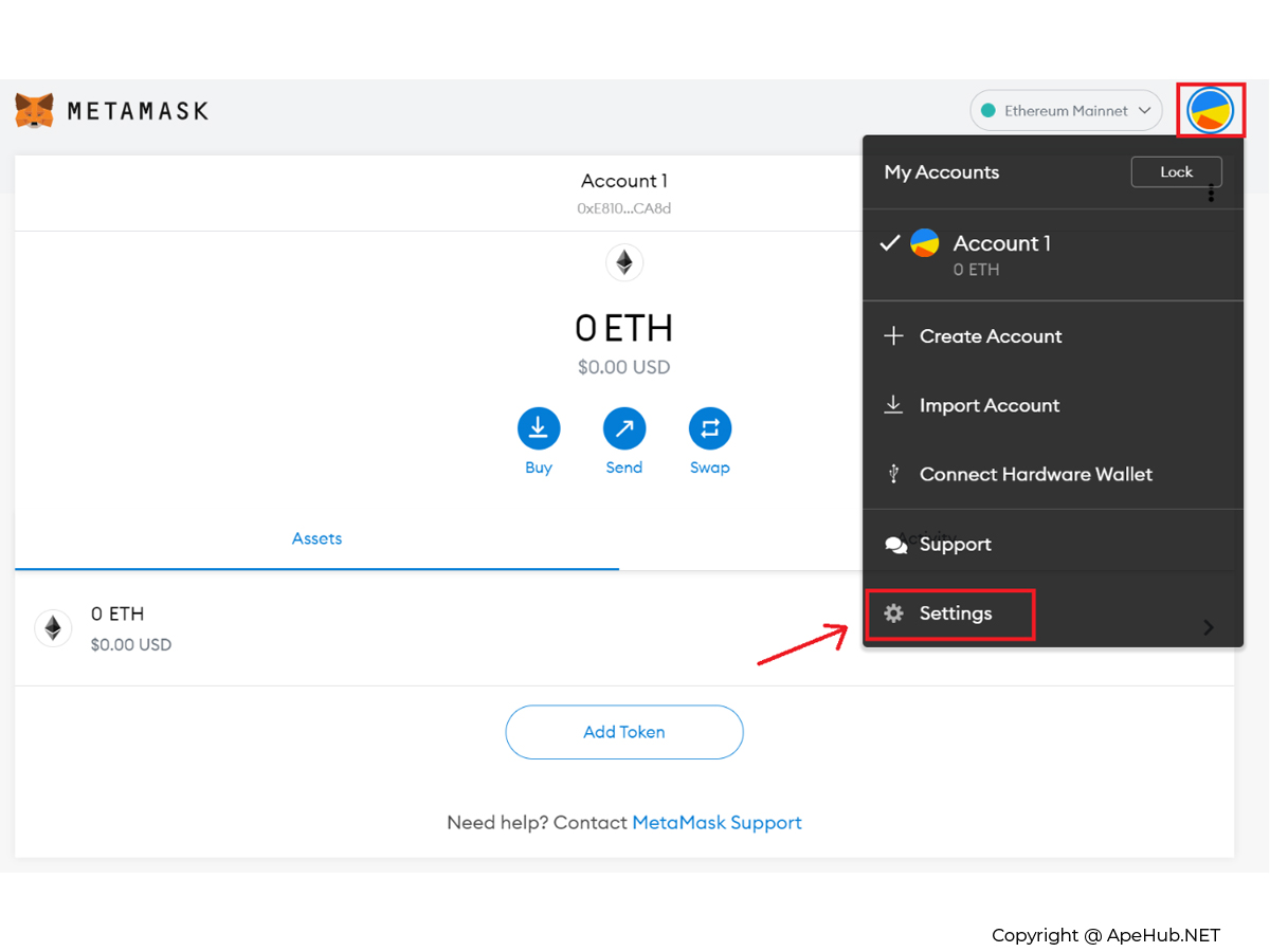 Hướng dẫn tích hợp mạng Polygon (MATIC) vào ví Metamask